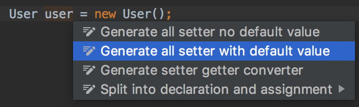 IntelliJ IDEA一键生成实体类所有Setter方法(GenerateAllSetter插件) | Finology 大数据金融